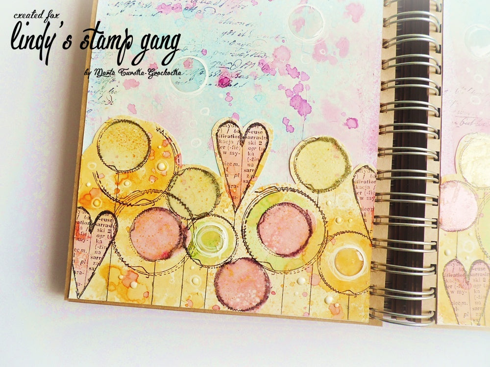 "Bloom" Art Journal Spread by Marta Turska- Grochocka – Lindy's Gang Store