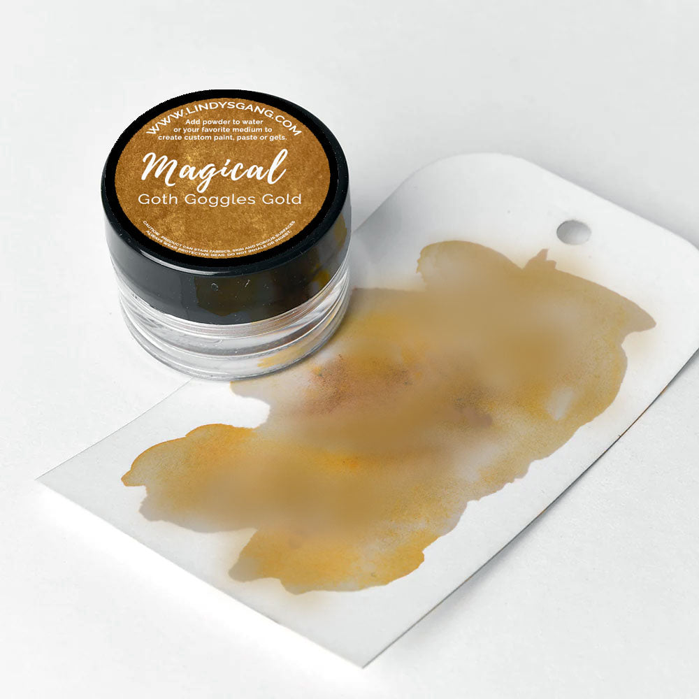 Goth Goggle Gold SHIMMER Magical Jar – Lindy's Gang Store